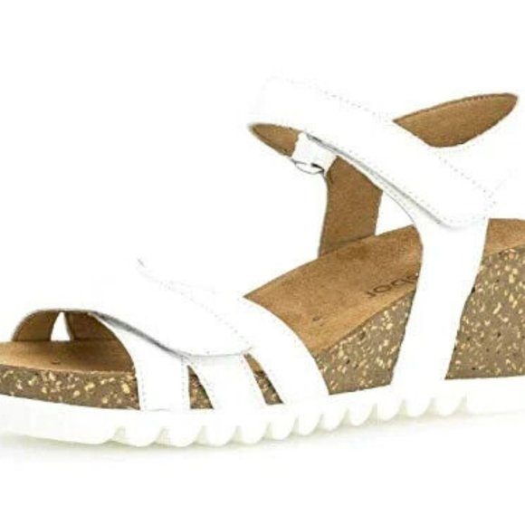 Gabor | Shoes | New Gabor Womens White Wedge Sandal Size 65 | Poshmark